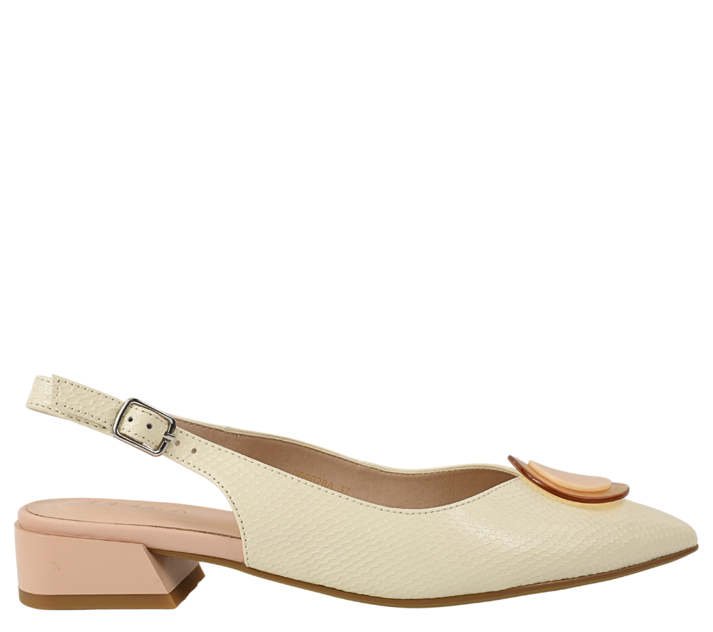 Sandale elegante, dama, EPICA, JI60028A alb, piele naturala, toc – ada ...