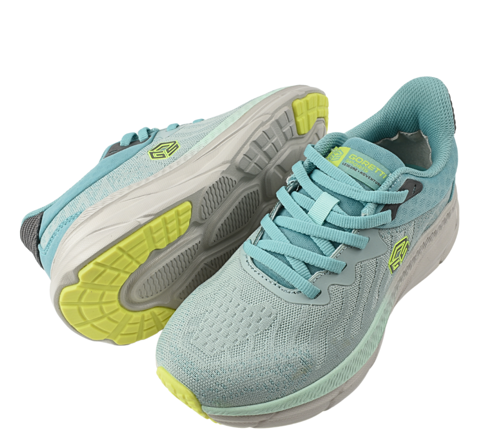 Pantofi sport, dama, GORETTI, D100-CL27209 verde, textil – ada-shoes.ro