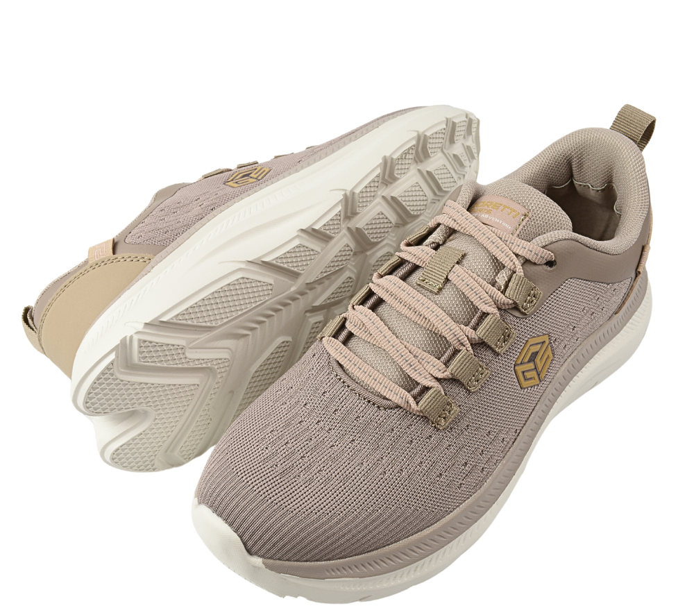 Pantofi sport, dama, GORETTI, D100-CL30062 bej, textil – ada-shoes.ro