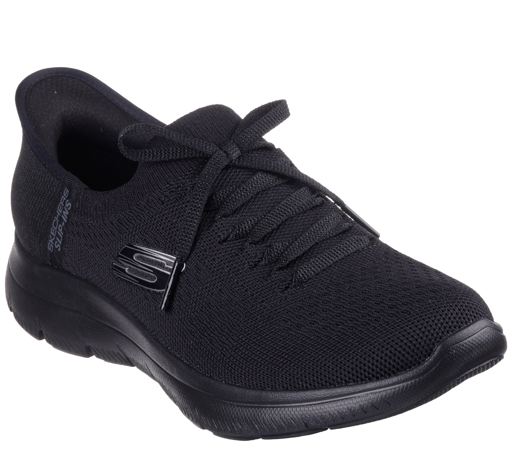 Pantofi sport, dama, SKECHERS SLIP-INS SUMMITS NEW DAILY 150263-BBK ne ...