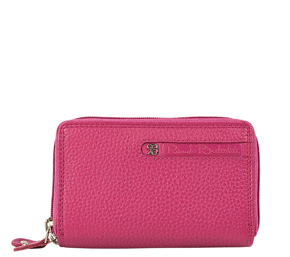 Portofel casual, dama, RENATA BALESTRA 2035, roz, piele naturala – ada ...