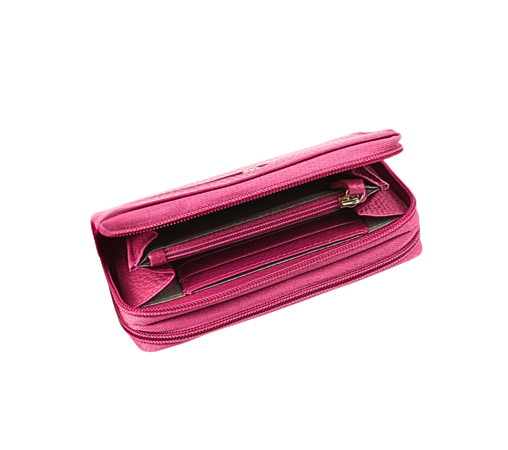 Portofel casual, dama, RENATA BALESTRA 2035, roz, piele naturala – ada ...