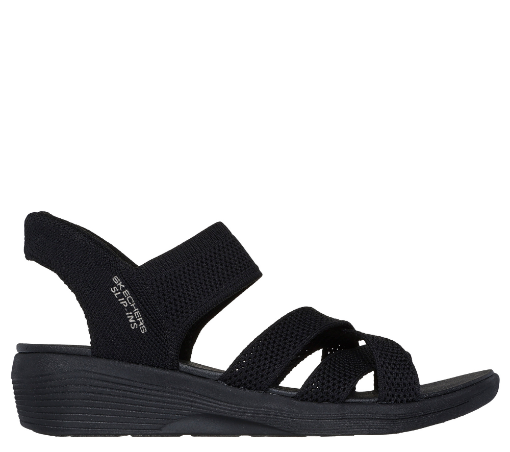 Sandale sport, dama, SKECHERS SLIP-INS ARYA COOLING OFF 163524-BBK neg ...